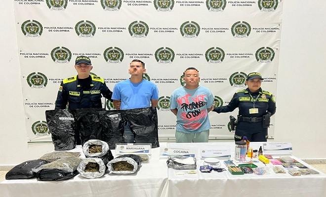 Policía Metropolitana de Valledupar incauta más de 6 kilos de droga | Policía Nacional de Colombia